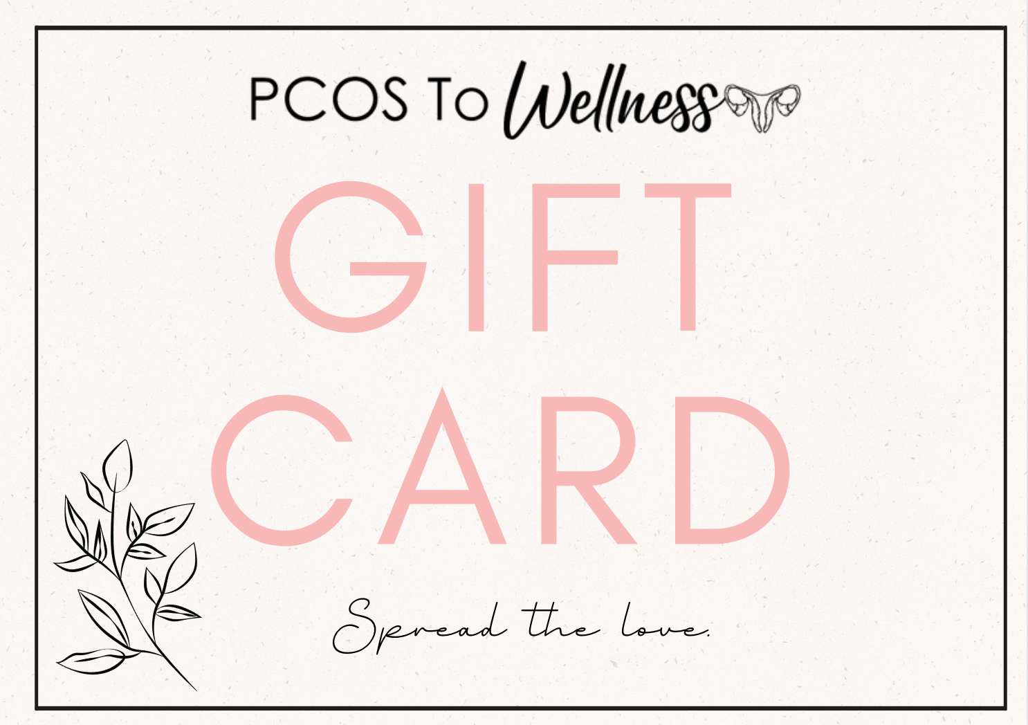 PCOS to Wellness gift card – PCOS To Wellness
